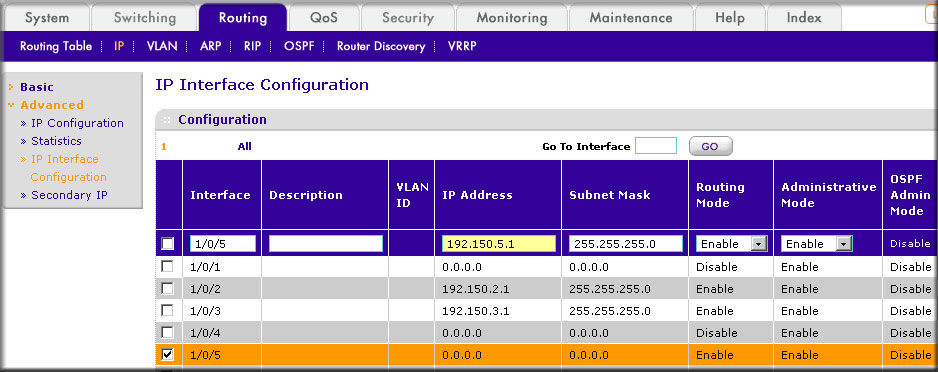 How do I enable routing for ports on my managed switch using the web interface? - NETGEAR Support